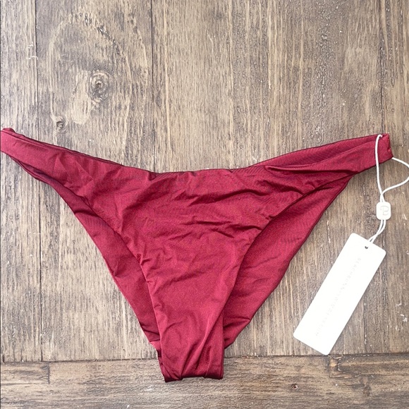 Beach Bunny | Swim | Beach Bunny Deep Red Bikini Bottom | Poshmark